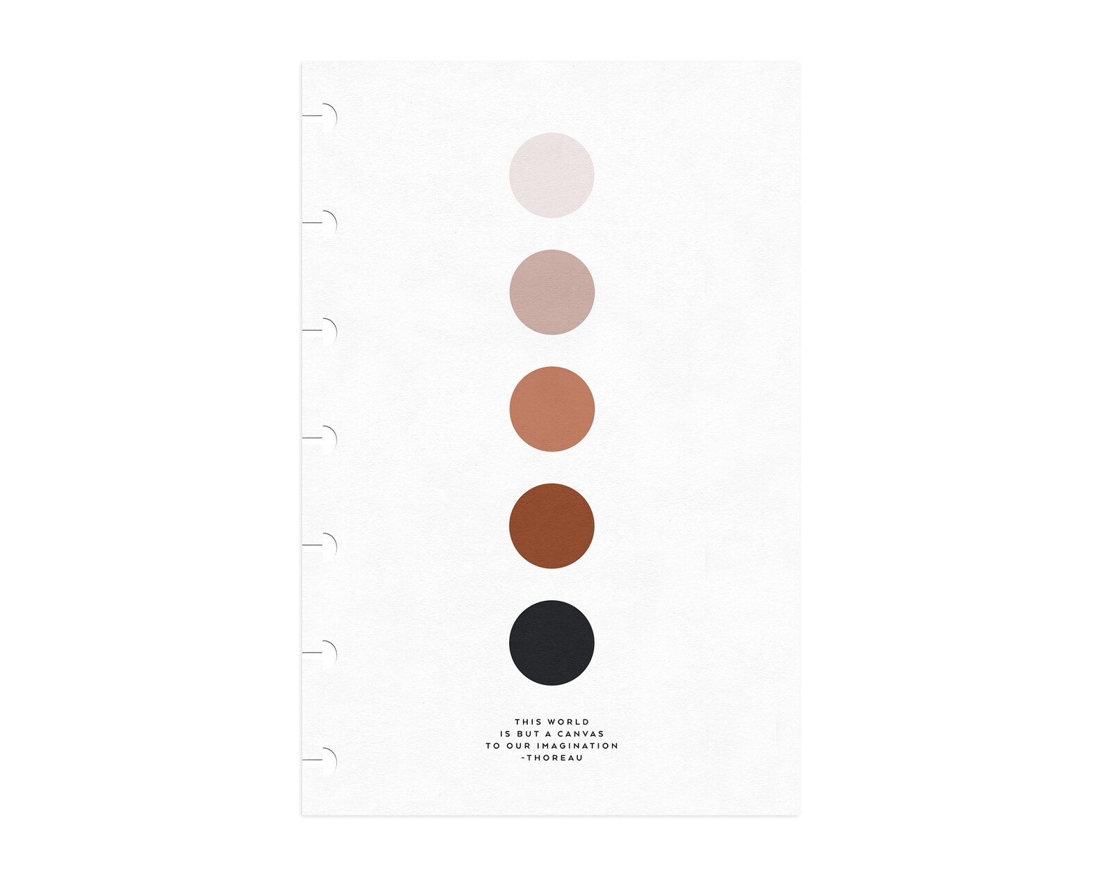 MINI HP // PALETTE Dots Minimal Planner Dashboard Printable // Happy ...