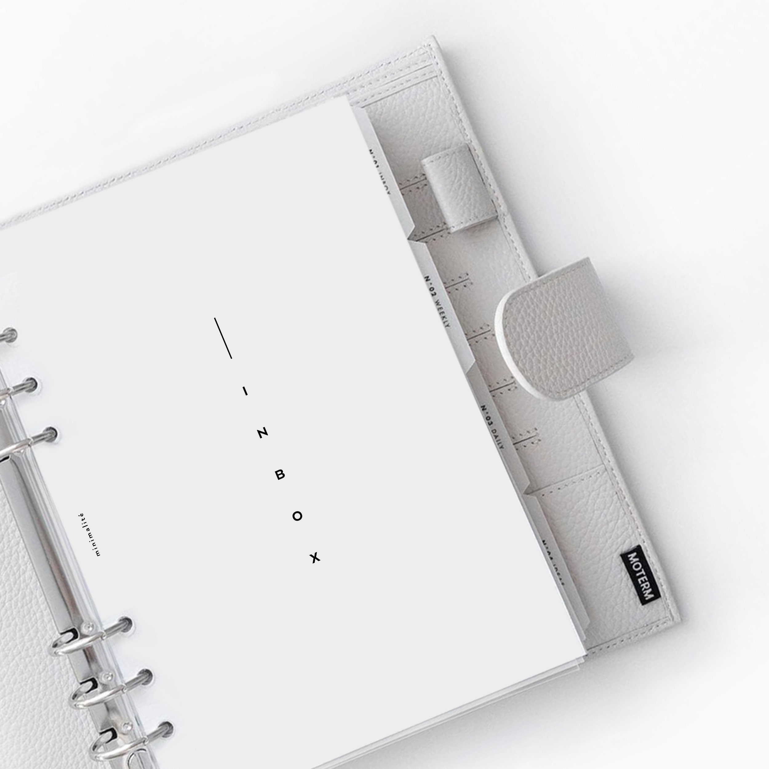 INBOX Planner Dashboard Printable Insert // A5 Half Letter A6 - Etsy