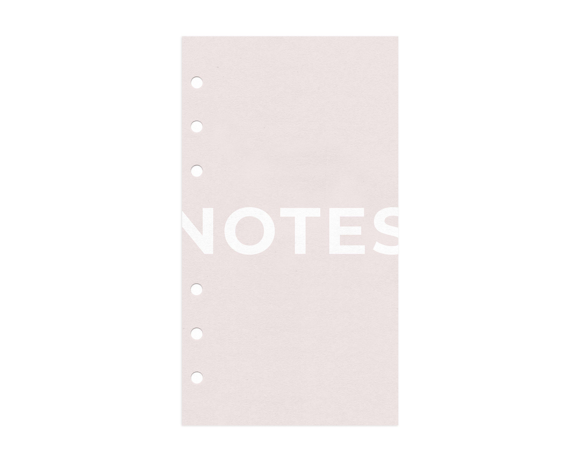 PERSONAL SIZE // NOTES Minimal Planner Dashboard Printable - Etsy