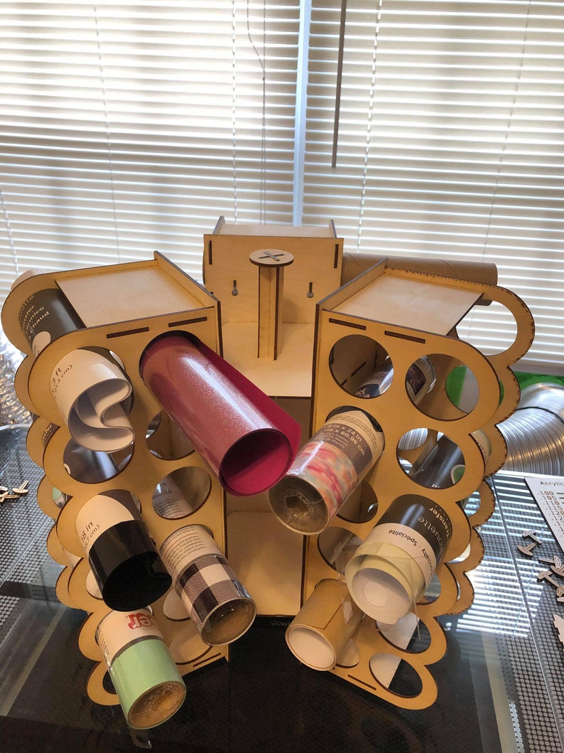 Storage Rack for Rolls of Vinyl - Etsy