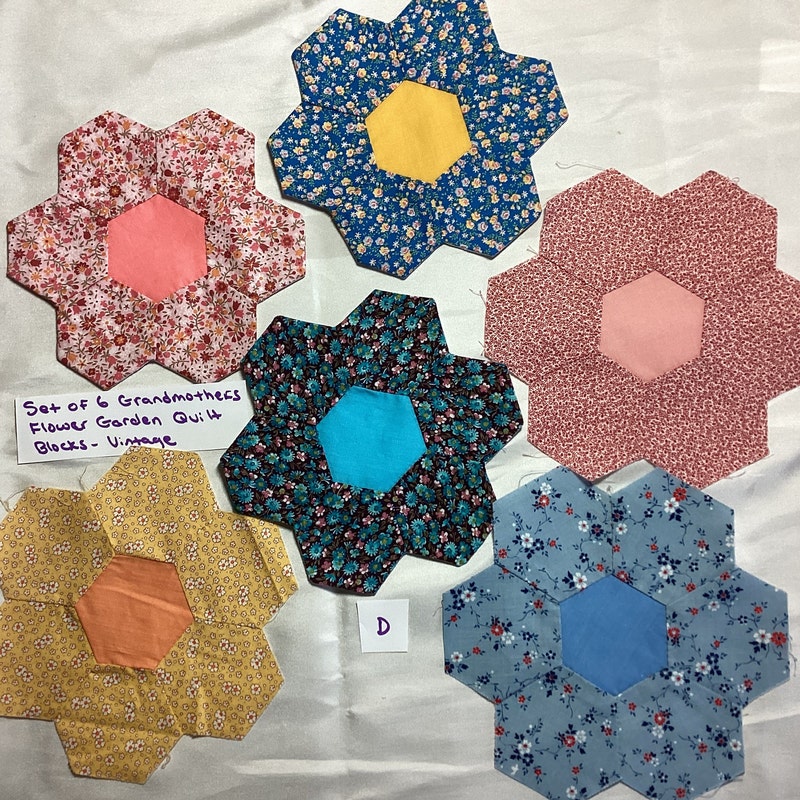 Flower Quilt Blocks - Etsy