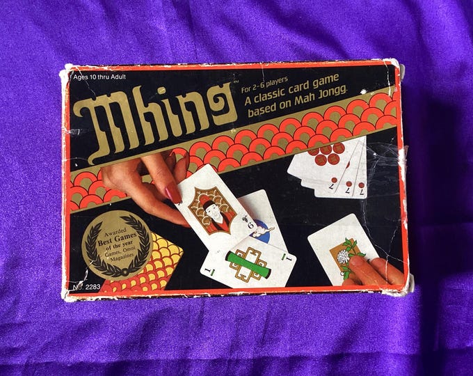 Mhing - Card Game - 1983 - Etsy