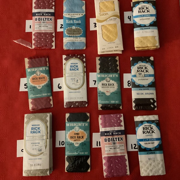 Vintage Rick Rack - Etsy