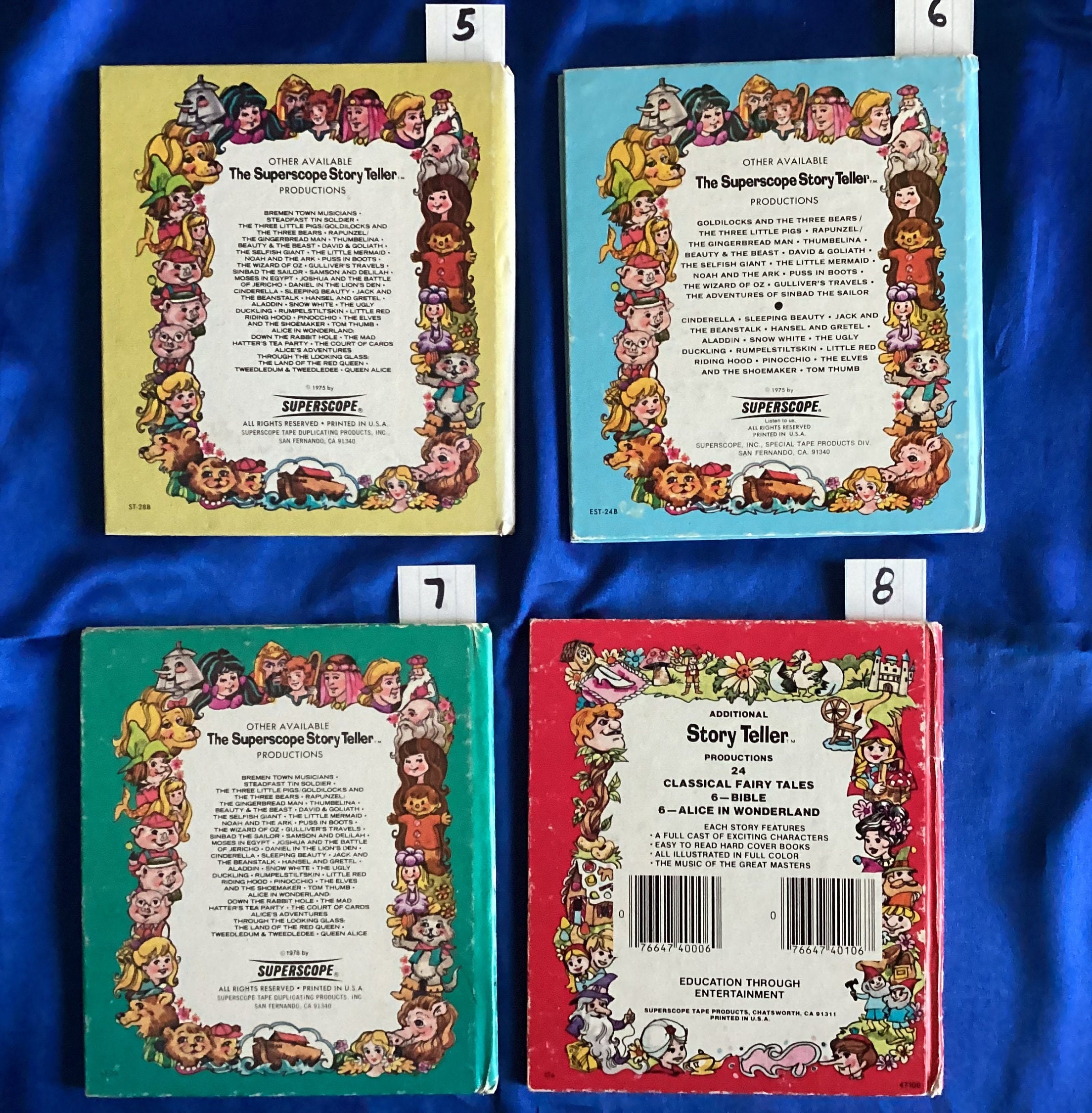 Story Teller de SUPERSCOPE Vintage Childrens Book - Etsy España