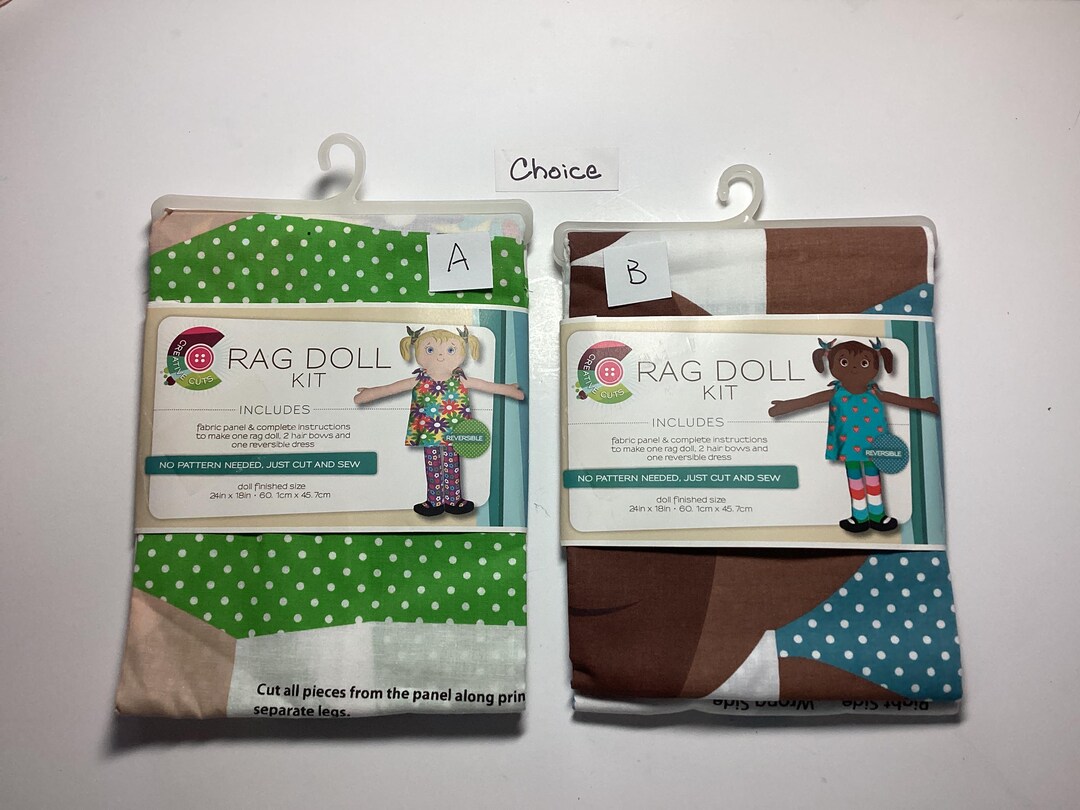 Choice - Daisy Kingdom Rag Doll Kits - Creative Cuts - Etsy