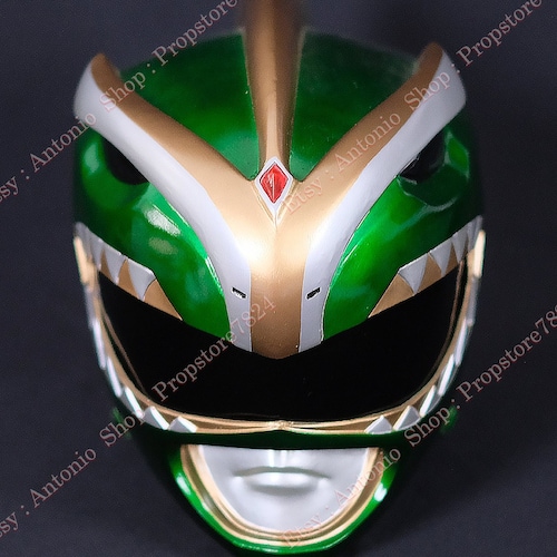 Green Ranger Bat in the Sun Helmet Cosplay MMPR Halloween - Etsy