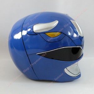 Blue Ranger Helmet Cosplay MMPR Halloween Costume Prop - Etsy