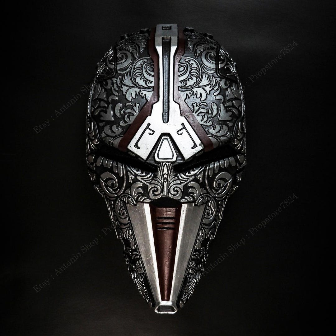 Darth Adraas Sith Acolyte Mask Halloween Costume Star Wars Cosplay ...