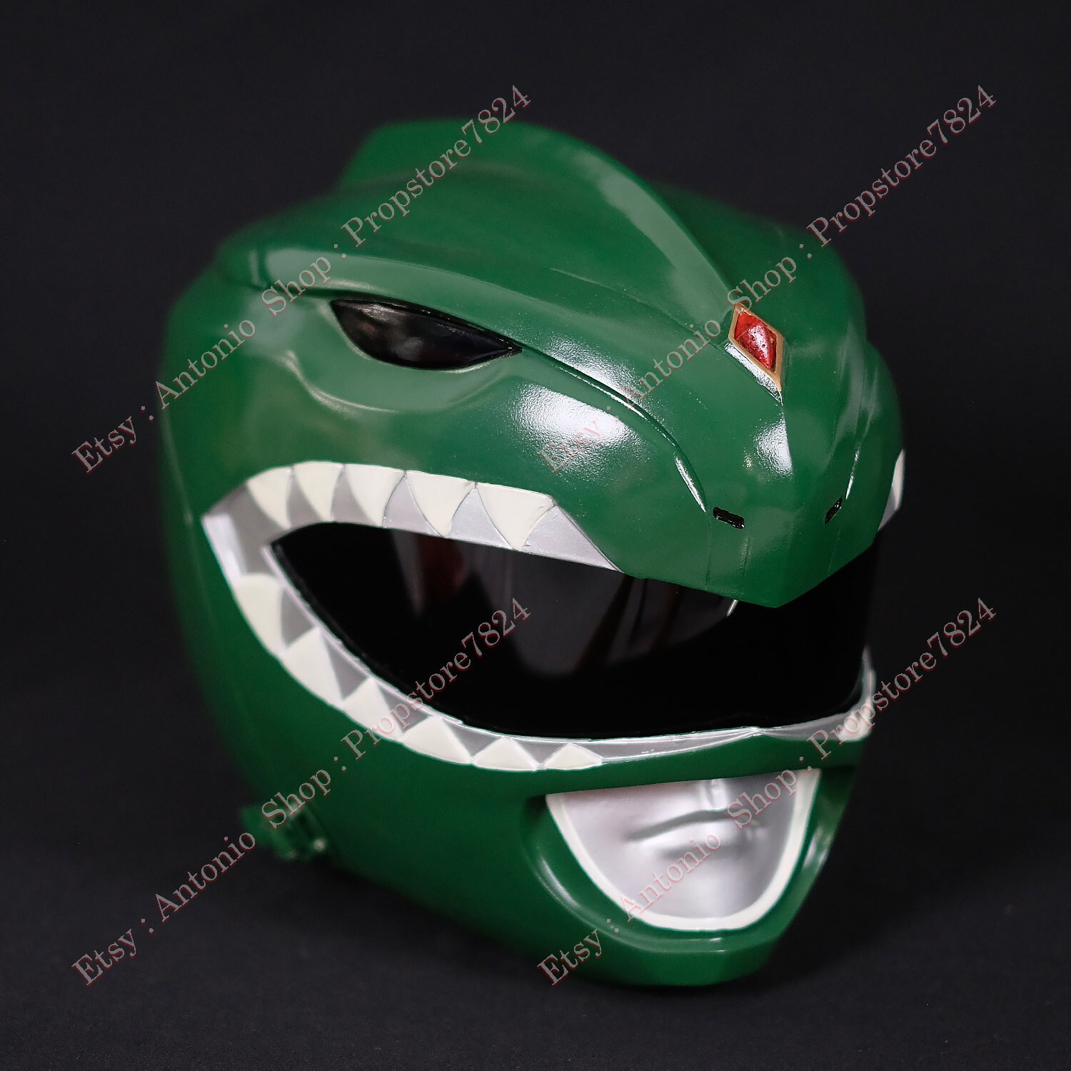 Green Ranger Helmet Cosplay MMPR Halloween Costume - Etsy