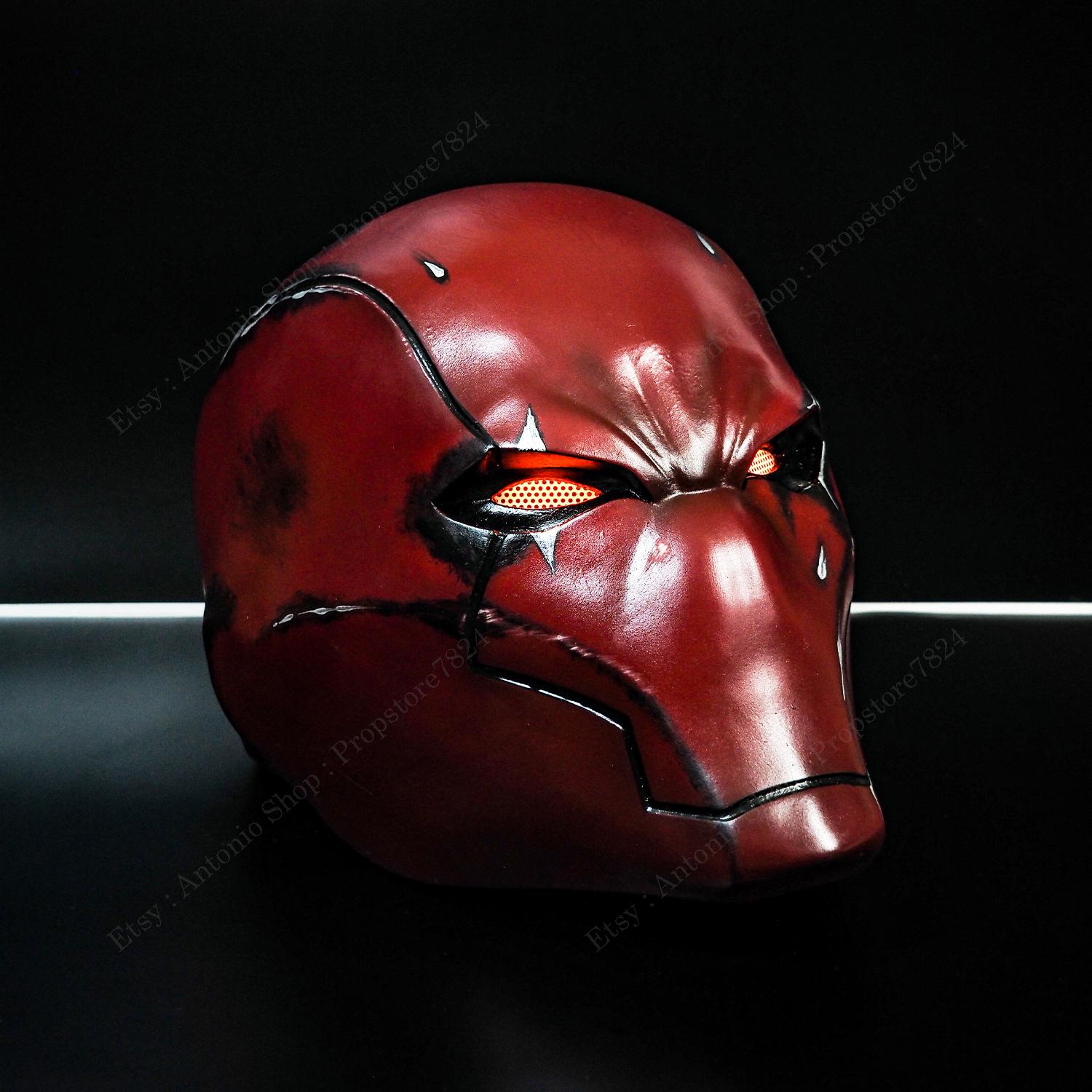 The Red Hood Rebirth Helmet Jason Todd Halloween Costume Cosplay Mask ...