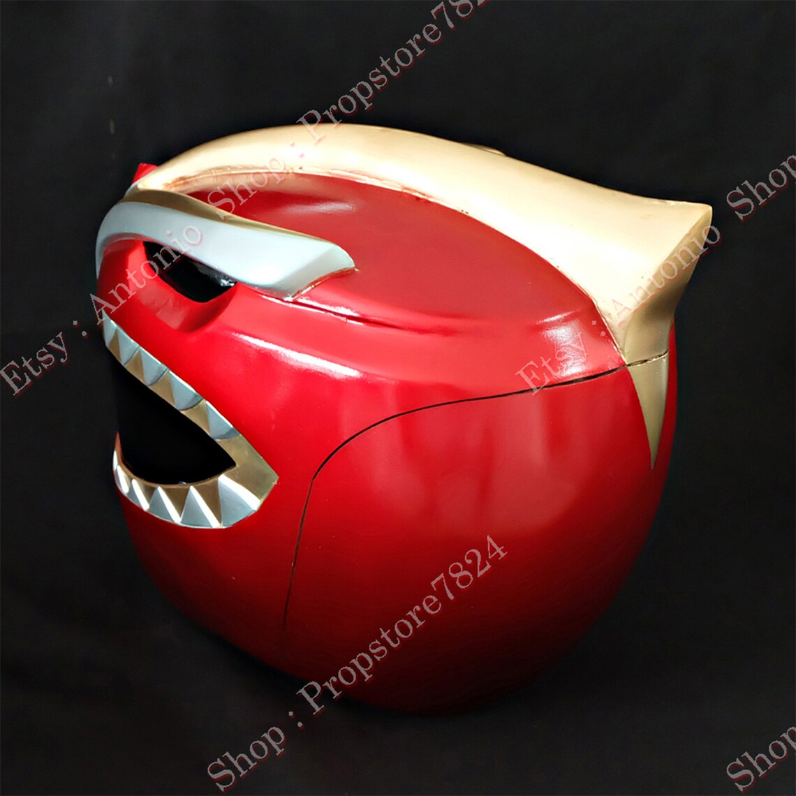 Red Ranger Bat in the Sun Helmet Cosplay MMPR Halloween - Etsy