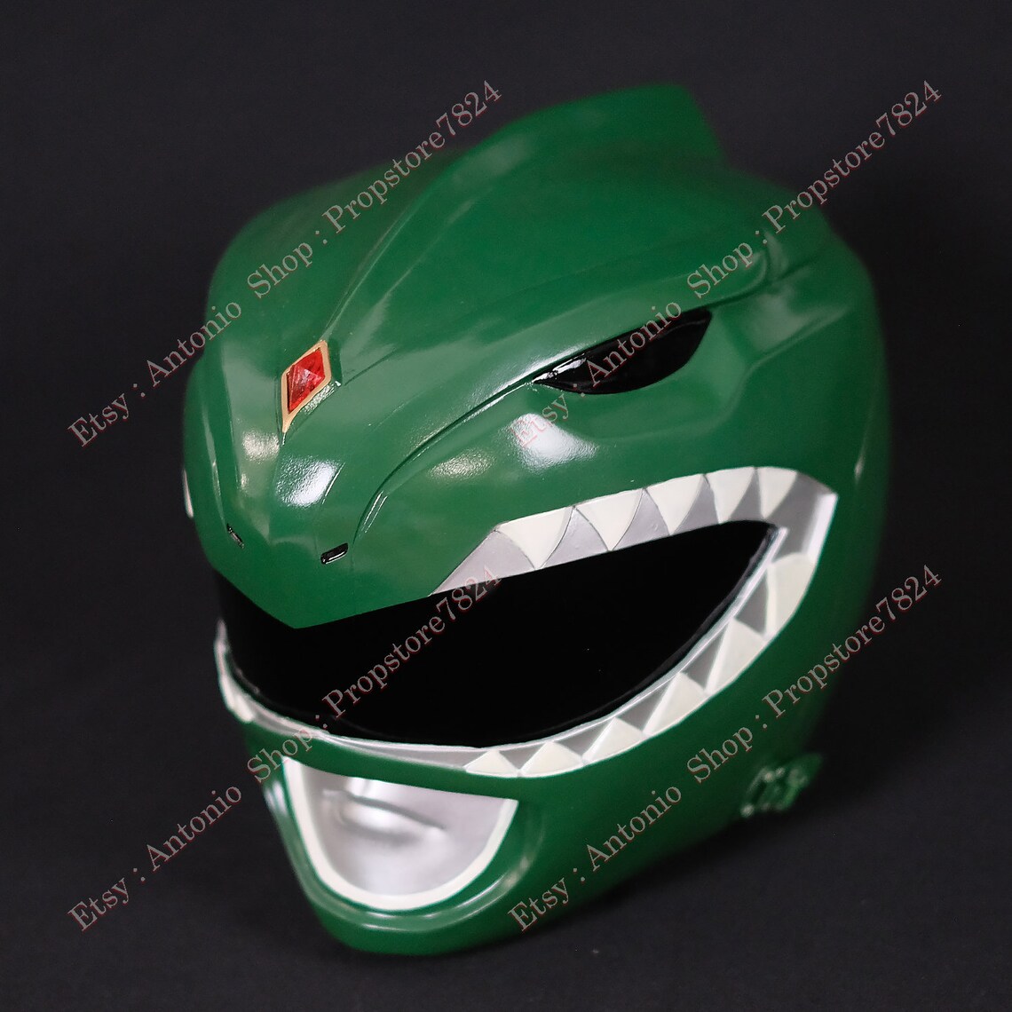 Green Ranger Helmet Cosplay MMPR Halloween Costume - Etsy