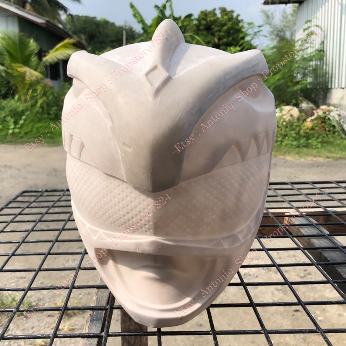 Red Ranger Bat in the Sun Helmet Cosplay MMPR Halloween Costume Mask ...