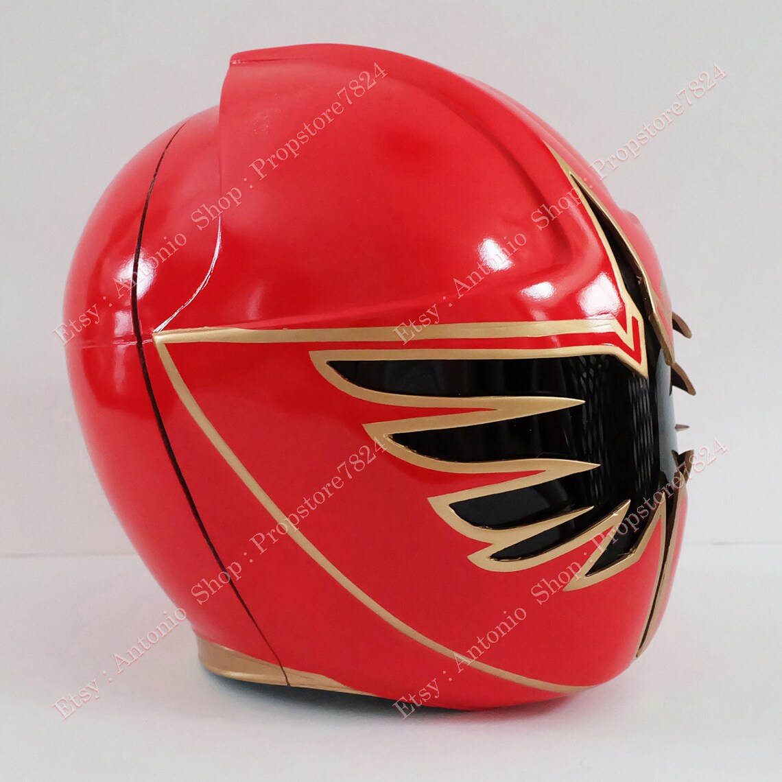 Red Ranger Mystic Force Magiranger Helmet Cosplay Halloween - Etsy