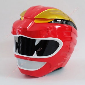 Red Hyakujuu Sentai Gaoranger Helmet Cosplay Halloween Costume Mask ...