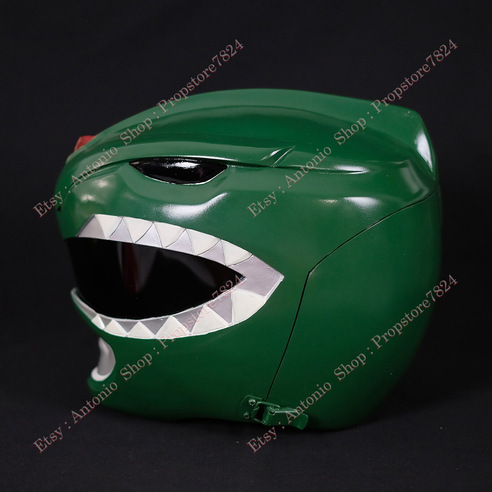Green Ranger Helmet Cosplay MMPR Halloween Costume | Etsy
