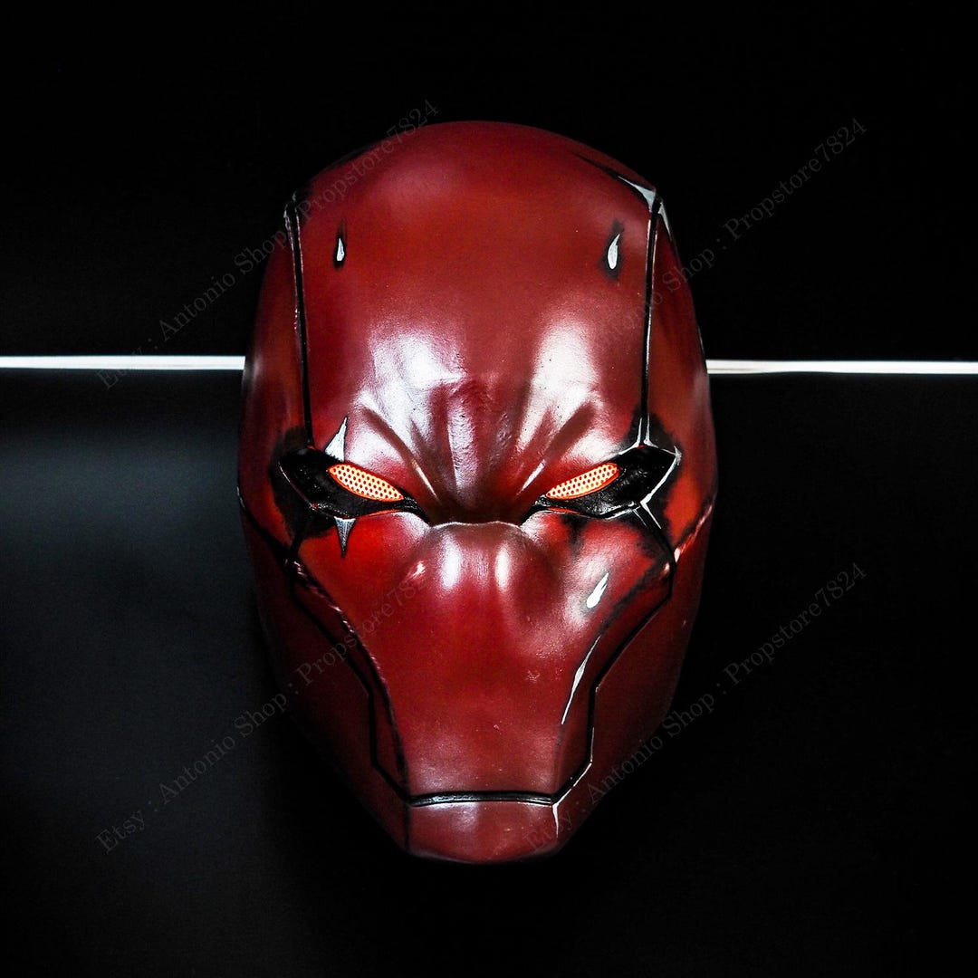 The Red Hood Rebirth Helmet Jason Todd Halloween Costume Cosplay Mask ...