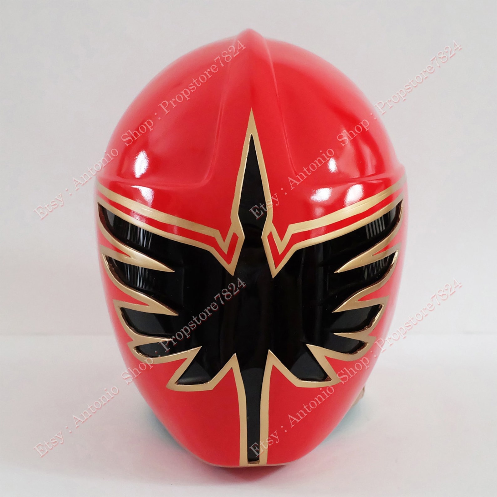 Red Ranger Mystic Force Magiranger Helmet Cosplay Halloween - Etsy