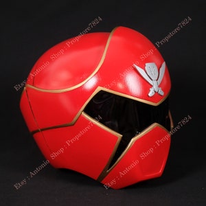 Red Gokaiger Helmet Cosplay MMPR Halloween Costume Prop - Etsy