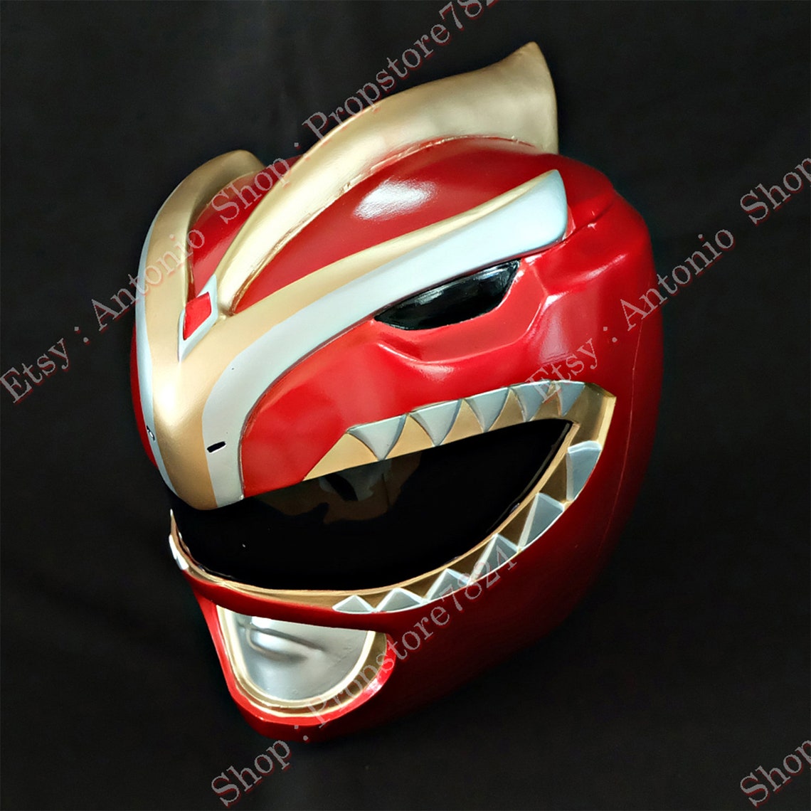 Red Ranger Bat in the Sun Helmet Cosplay MMPR Halloween - Etsy
