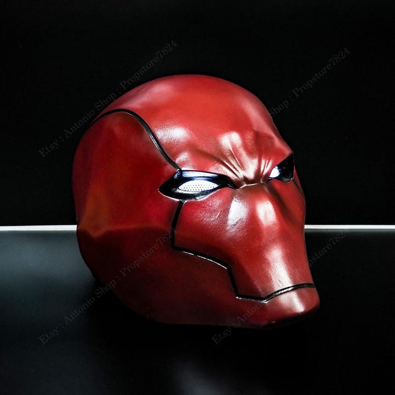 The Red Hood Rebirth Helmet Jason Todd Halloween Costume Cosplay Mask ...