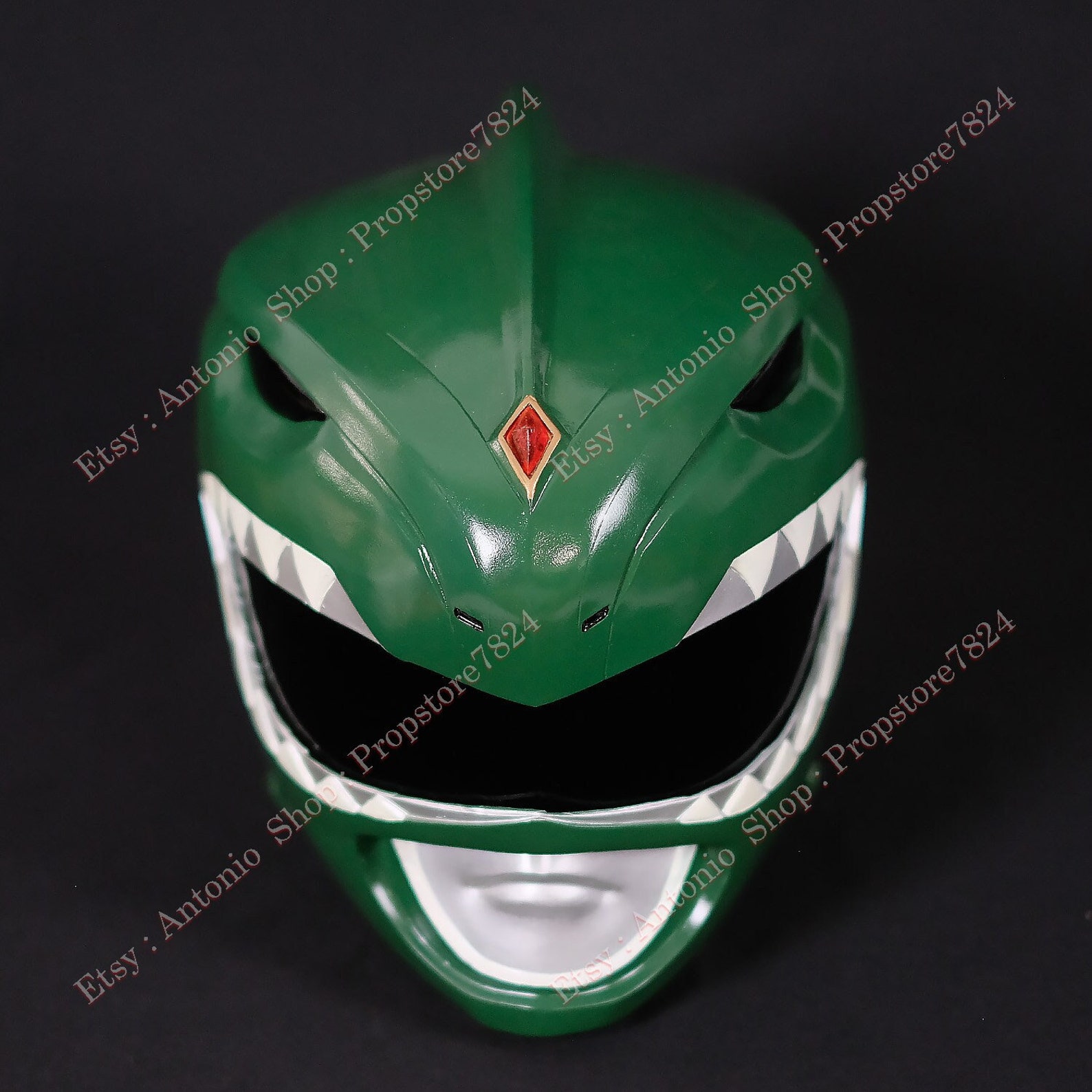 Green Ranger Helmet Cosplay MMPR Halloween Costume - Etsy
