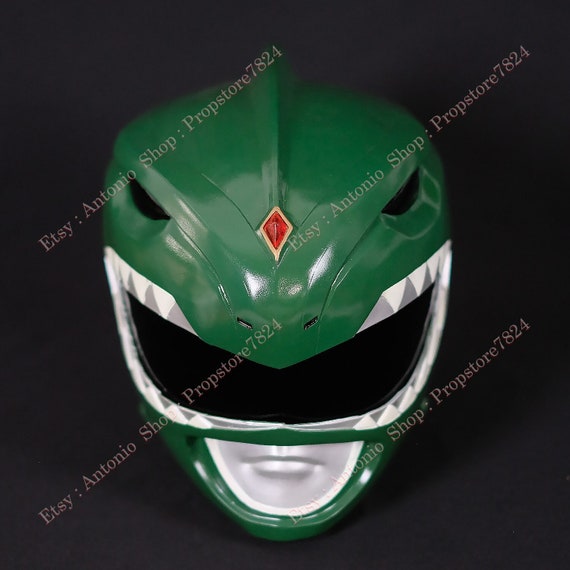 Green Ranger Helmet Cosplay MMPR Halloween Costume | Etsy
