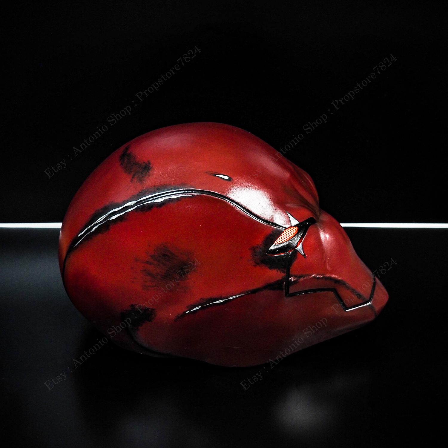 The Red Hood Rebirth Helmet Jason Todd Halloween Costume Cosplay Mask ...