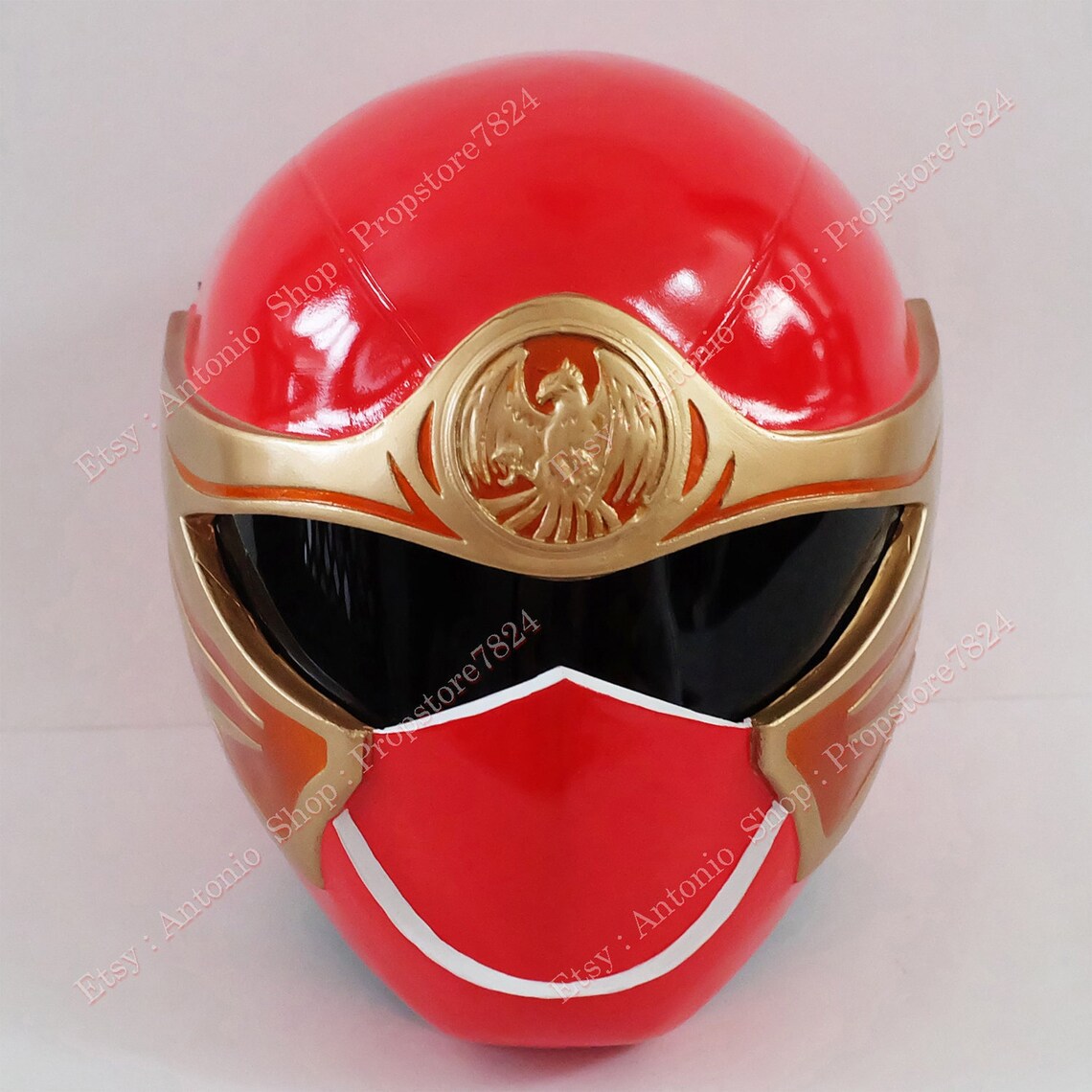 Red Hurricanger Ninja Storm Helmet Cosplay Halloween Costume - Etsy