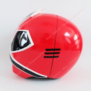 Red Samurai Sentai Shinkenger Helmet Cosplay Halloween Costume Mask ...