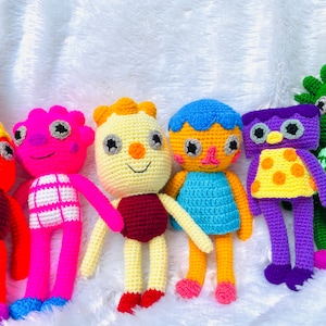 Crochet Noodle Blossom Cheesy Kernel Broccoli Jelly Pompom Amigurumi ...