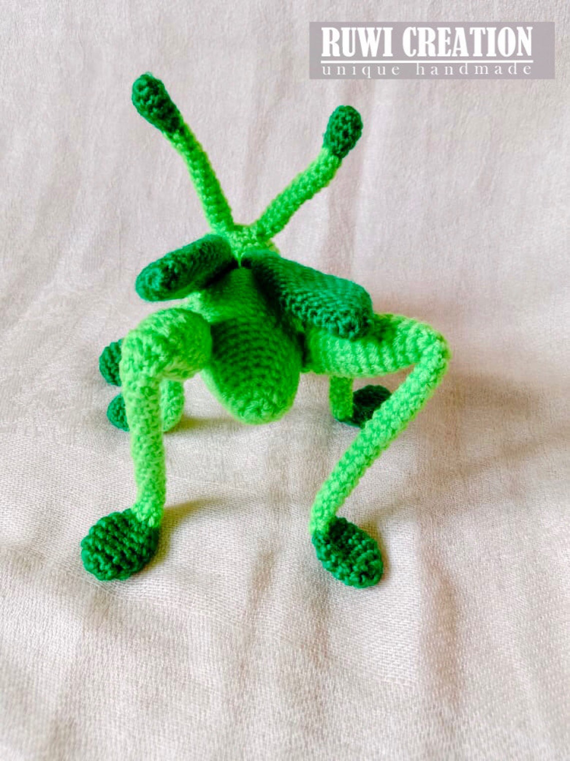 Crochet Grasshopper Toy , Crochet Animals Plush , Crochet Grasshopper ...