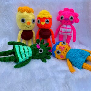 Crochet Noodle Blossom Cheesy Kernel Broccoli Amigurumi Personalized ...