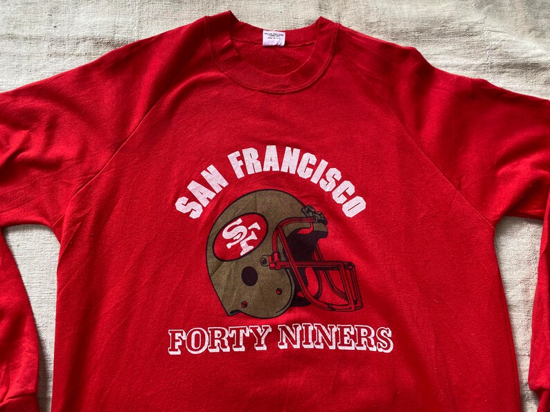 Vintage 1980s San Francisco 49ers Forty Niners American Football NFL ...