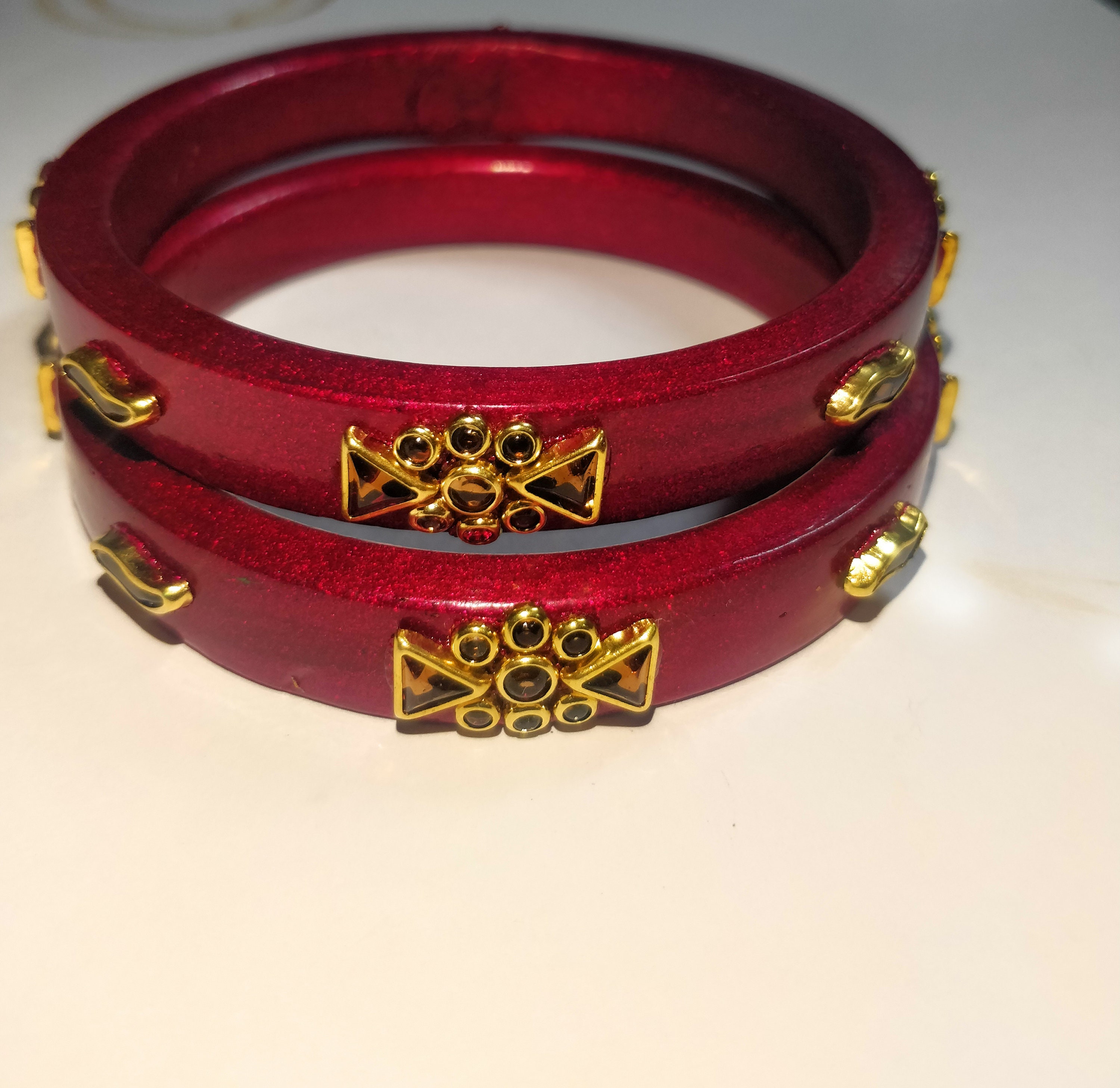 Indian Rajasthani Lac Handmade Bangle, Rajasthani Jewellery, Shellac ...