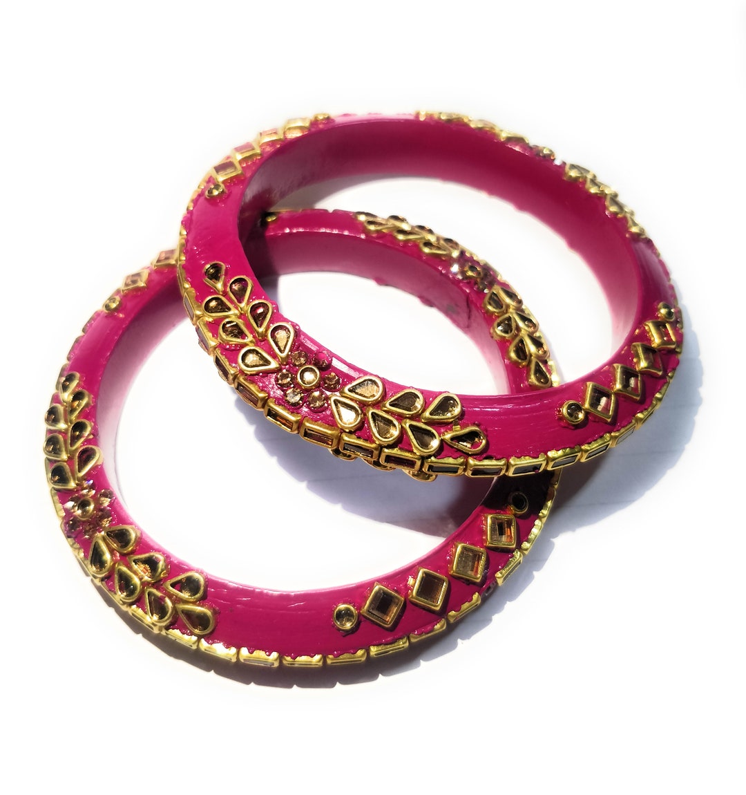 Personalized Handmade Lac Bangles for Women Rajasthani Bangles ...