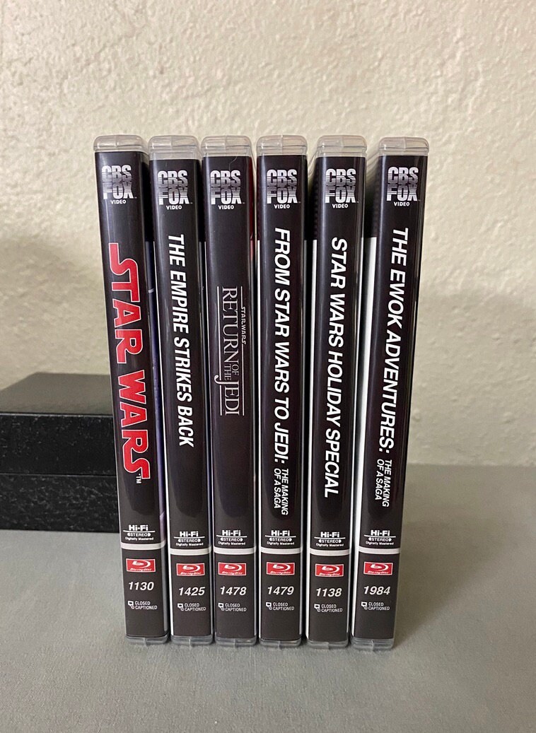 Star Wars Trilogy Blu Ray Custom Replacement Artwork For Etsy