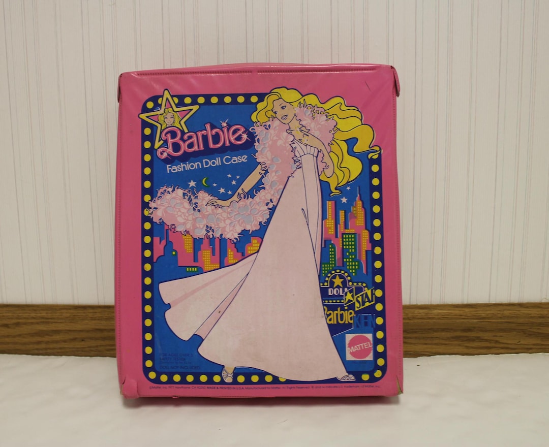 Vintage Pink Plastic Mattel Barbie Case From 1977 - Etsy
