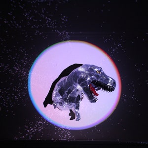 Disco T Rex Disco Trophy Head Wall Mounted Dinosaur Head Disco Decor ...