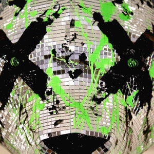 Disco Panda Disco Trophy Head Wall Mounted Panda Head Disco Decor ...