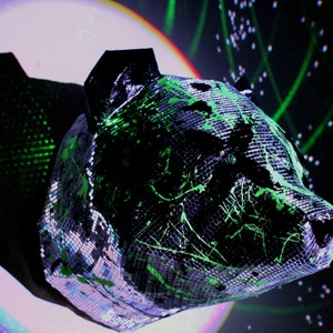 Disco Panda Disco Trophy Head Wall Mounted Panda Head Disco Decor ...