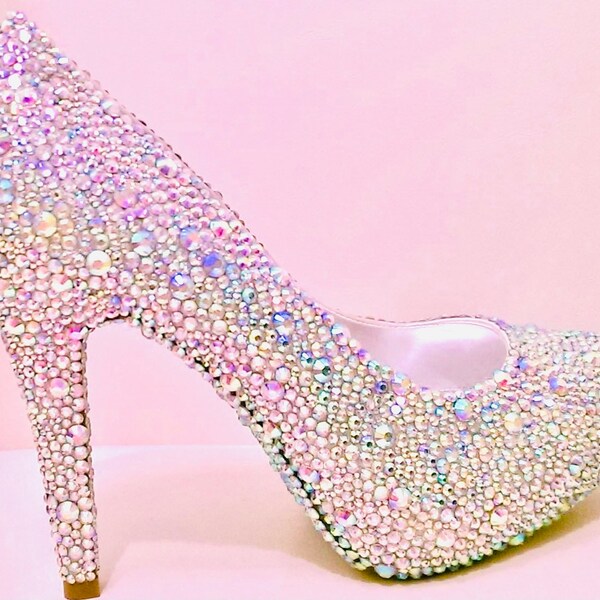 Cinderella Shoes - Etsy UK