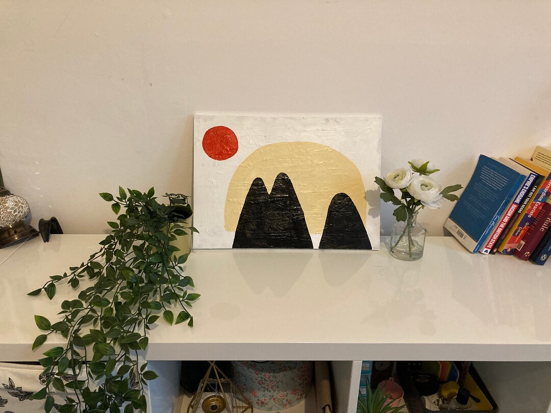 Three Sisters Original Abstract Art Acrylic Painting - Etsy