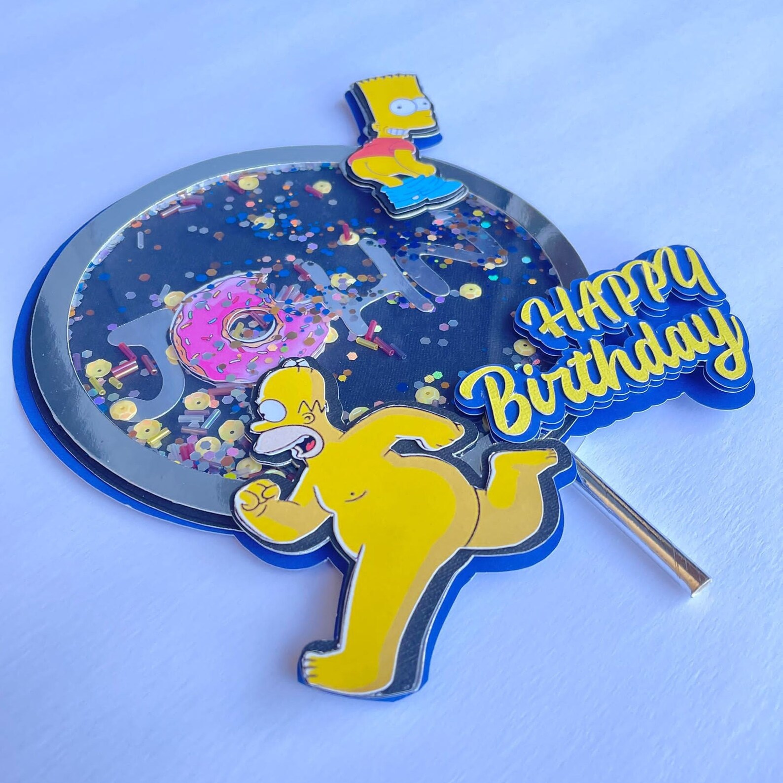 Cake Topper the Simpsons, Party Decor Simpsons, the Simpsons Birthday ...