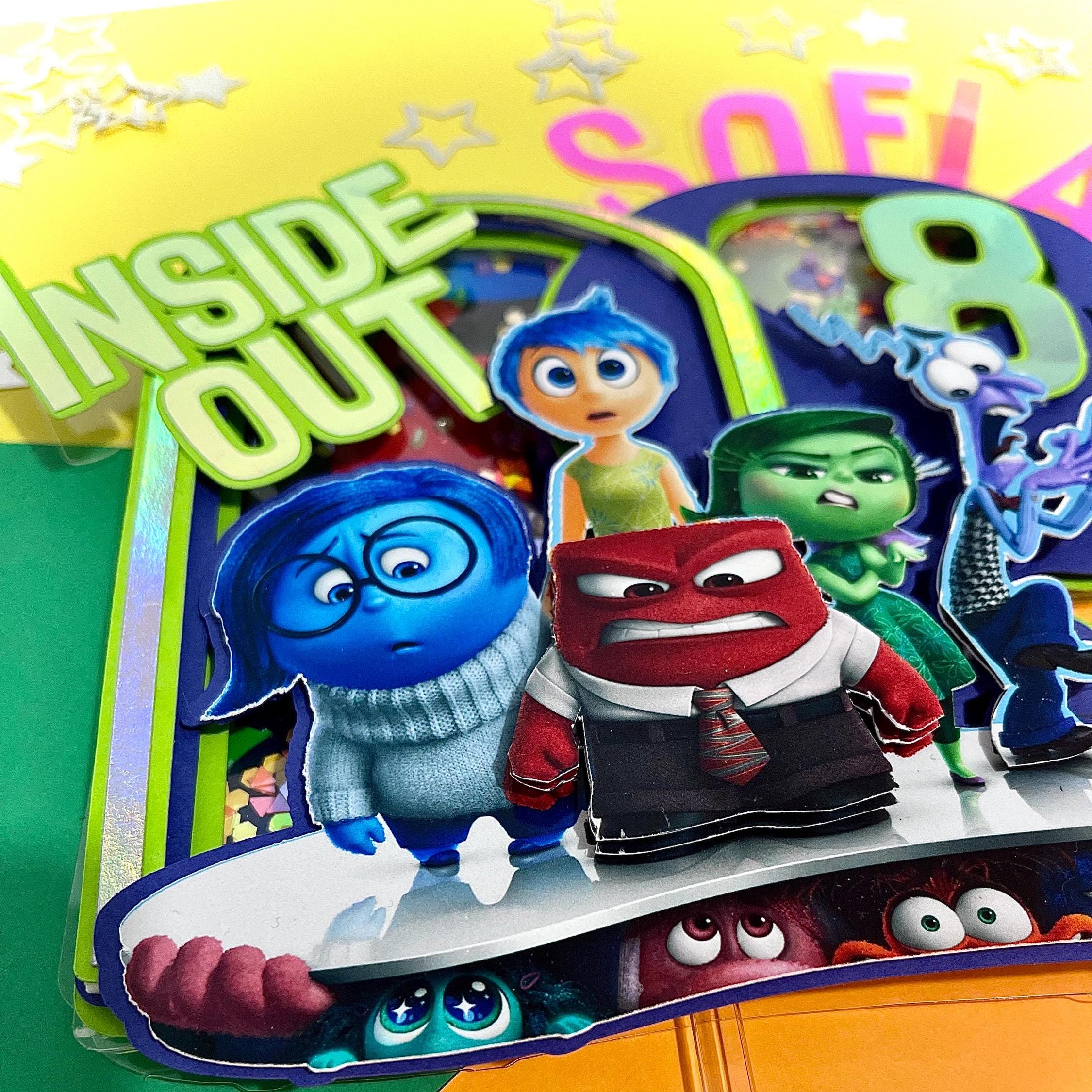 Inside Out 2 Cake Topper, Inside Out Cake Topper Shaker, Inside Out ...