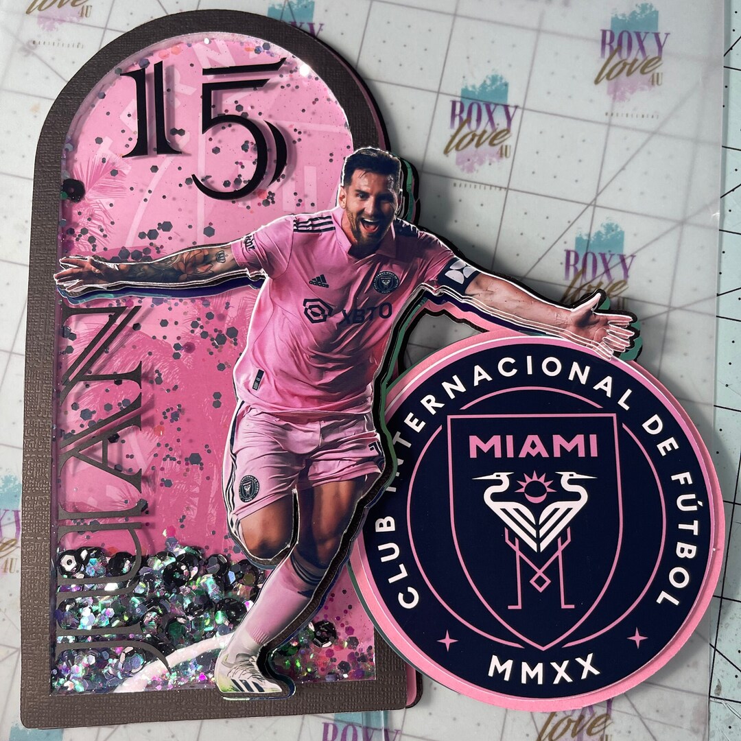 Messi Cake Topper Soccer Cake Topper Inter Miami Cake - Etsy