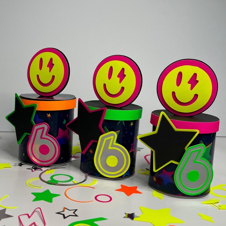 Neon Pringles Shakers, Neon Party Favors ,pringles Shakers, Party ...