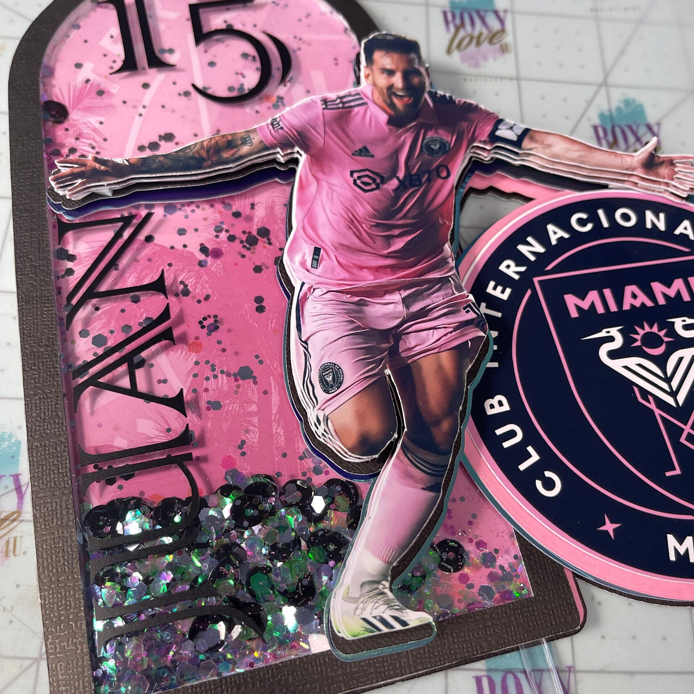 Messi Cake Topper Soccer Cake Topper Inter Miami Cake - Etsy