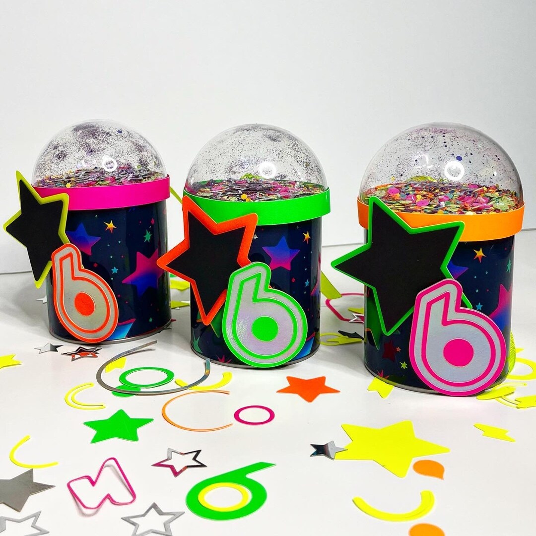 Neon Pringles Shakers, Neon Party Favors ,pringles Shakers, Party ...