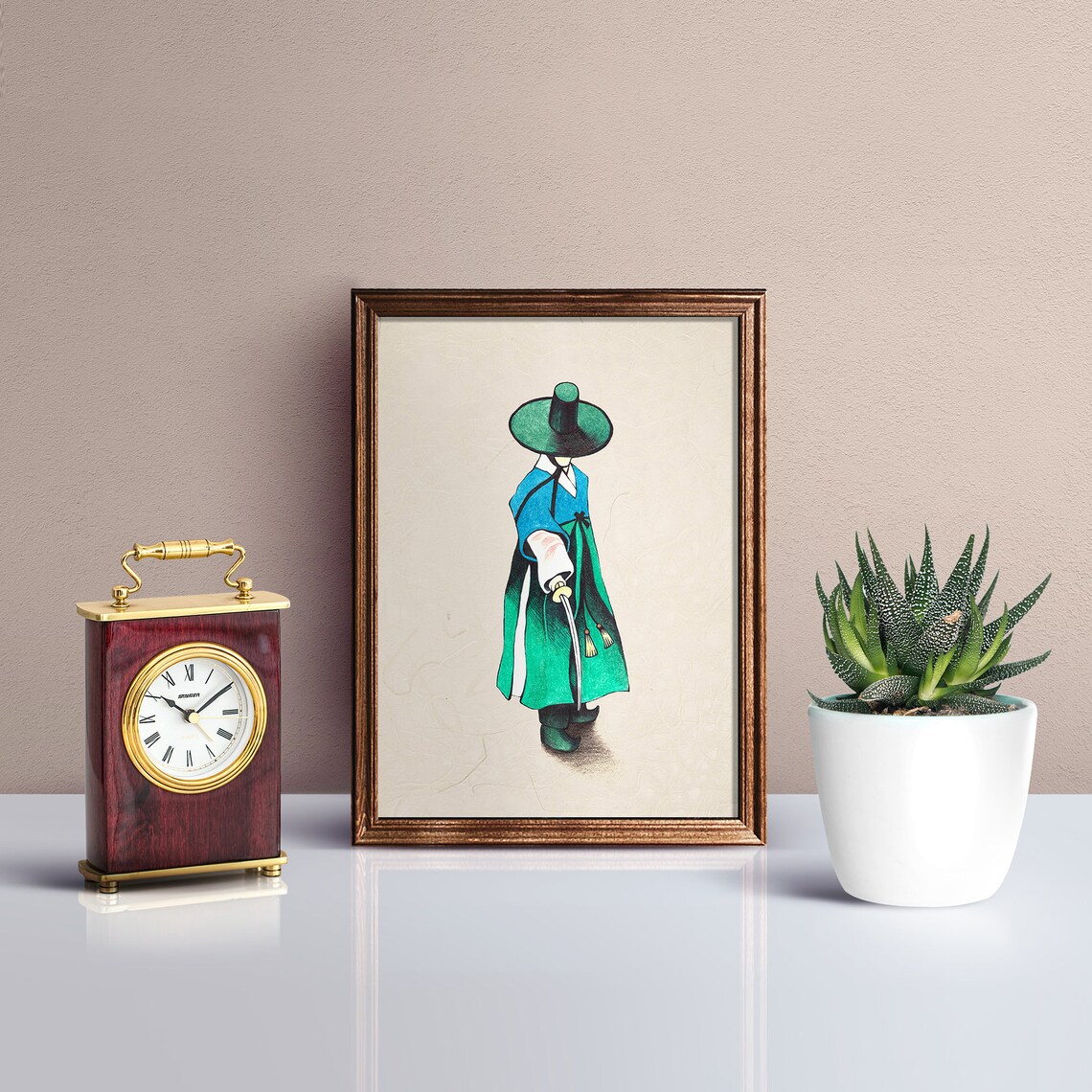 South korea poster Korea traditional wall art South korean | Etsy